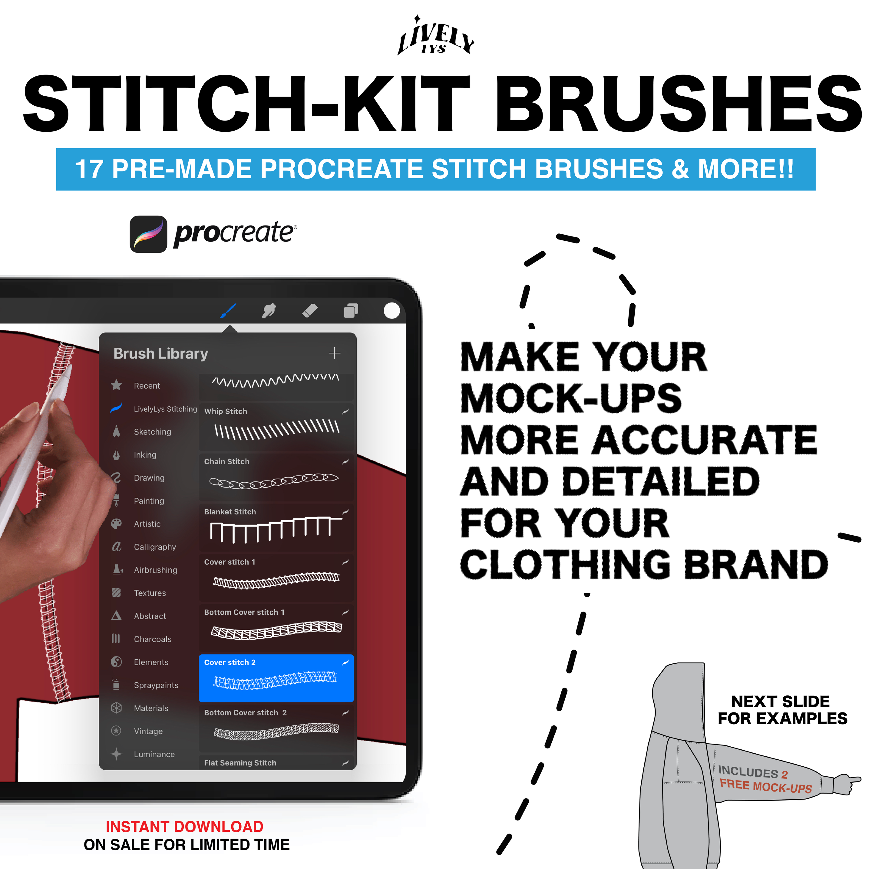 Procreate Stitch-Kit Brushes – LivelyLys