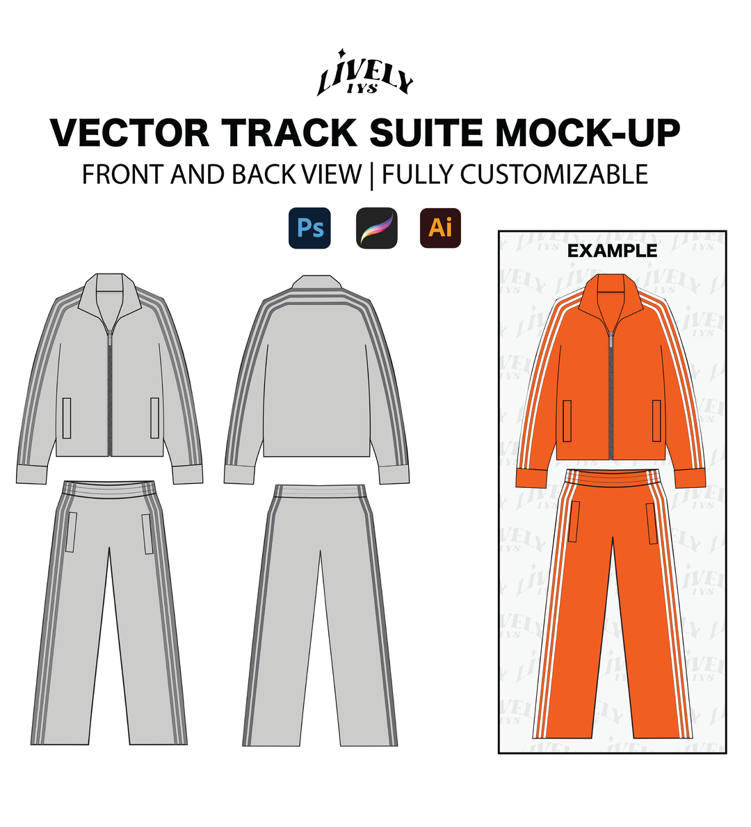 Vector Track Suite Mock-up – LivelyLys